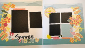 6 Summer Fun Scrapbook Layouts - Sunflower Paper Crafts