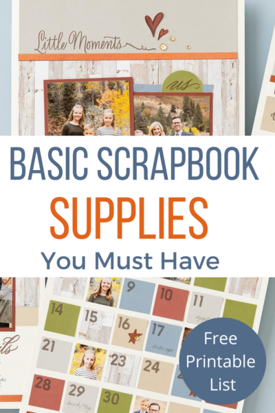 Basic Scrapbook Supplies You Must Have - Sunflower Paper Crafts