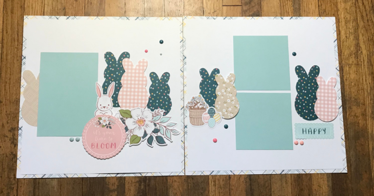 5 Easter Scrapbook Page Ideas (with Double Page Layouts) - Sunflower ...