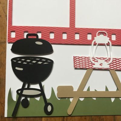 Picnic Scrapbook Layout- Cricut Made - Sunflower Paper Crafts