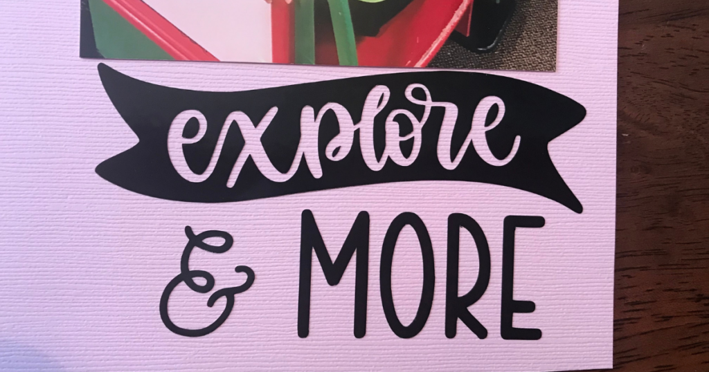 Scrapbook Titles with Cricut (How To Make) - Sunflower Paper Crafts