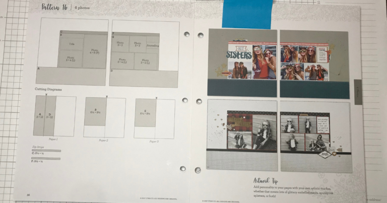 How to Build a Scrapbook Page in 5 Easy Steps - Sunflower Paper Crafts