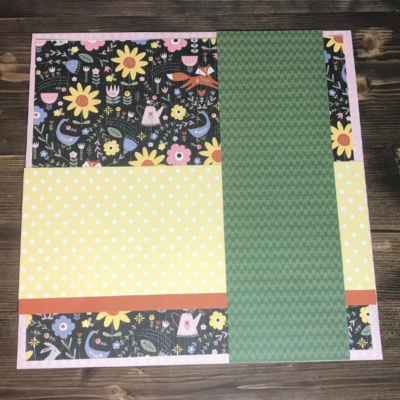 Simple Scrapbook Ideas Using Only 5 Pieces of Paper - Sunflower Paper ...
