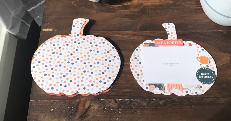 Mini Fall Scrapbook DIY | How to Create One - Sunflower Paper Crafts