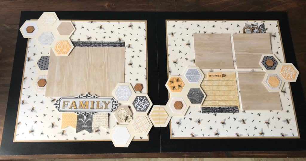 Vintage Family Scrapbook Design | Ideas and Inspiration for Layouts