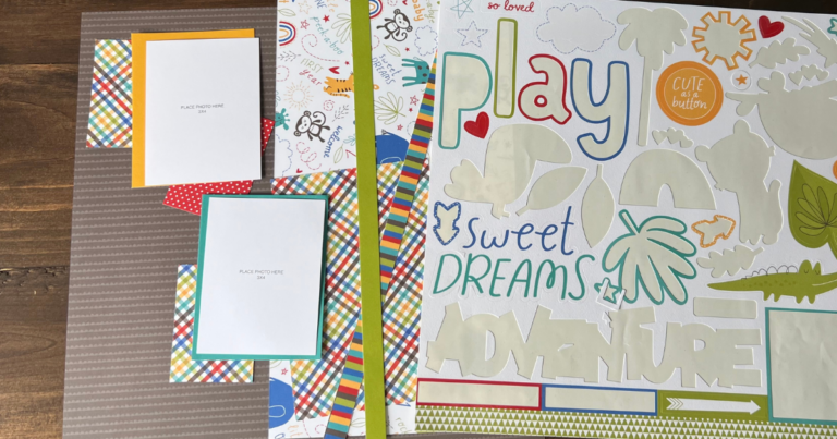 Quick and Easy Scrapbook Layout for Your Photos & Memories - Sunflower ...