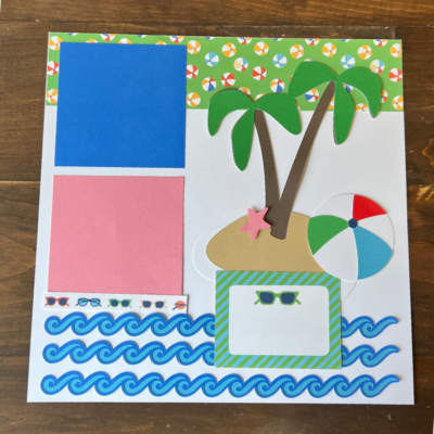 Cricut Pool Scrapbook Idea to Make the Best Layout for Summer Memories ...