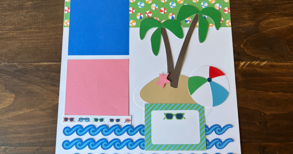 Cricut Pool Scrapbook Idea to Make the Best Layout for Summer Memories ...